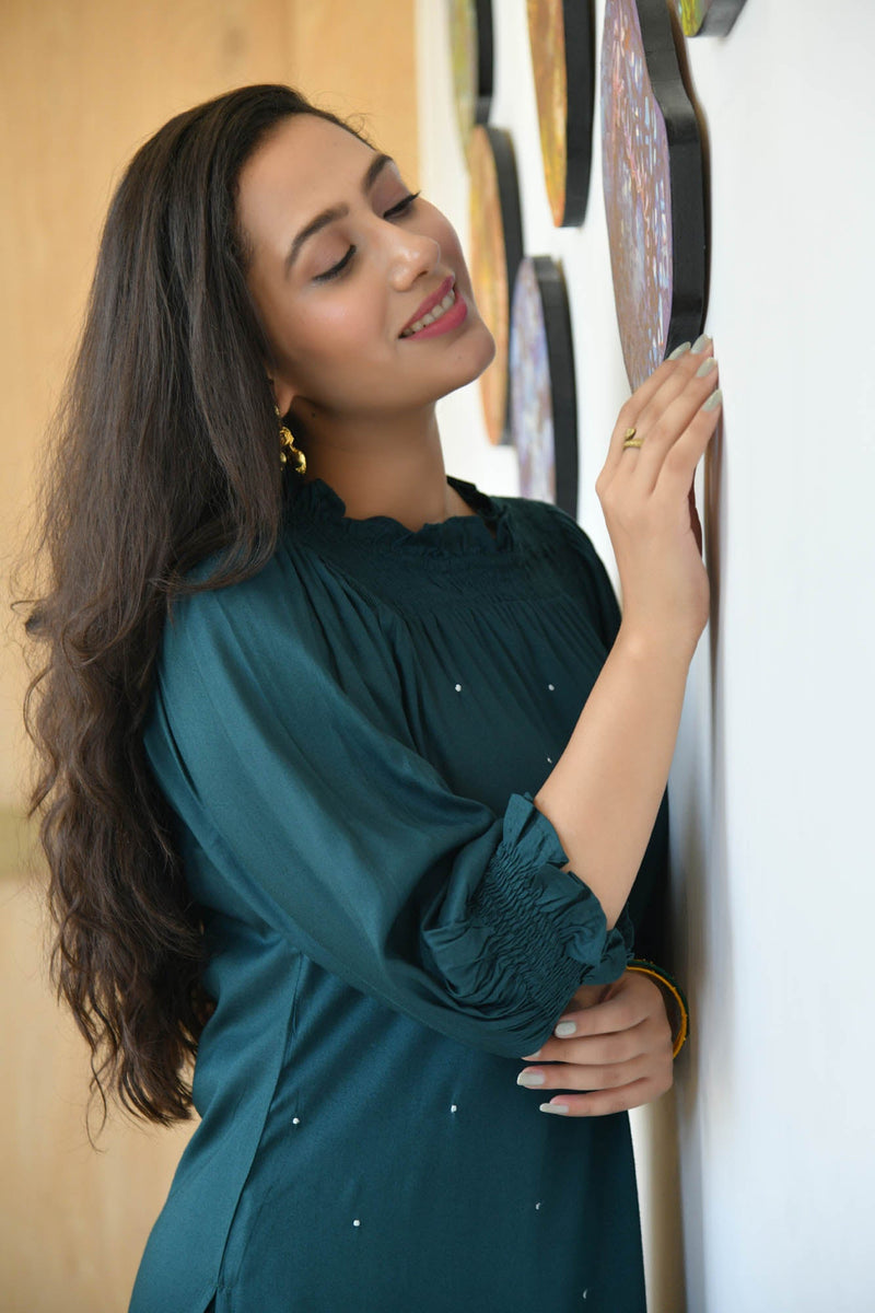 AAHELI TAAHIRA TINY-DOTS SUIT SET – Jannat.com