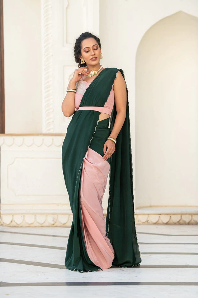 Designer Pre-Draped Sarees From The Best – Jannat.com